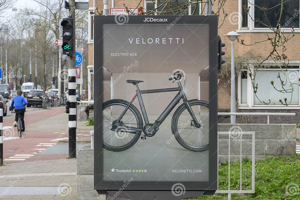 Billboard Electrical Bikes from Veloretti at Amsterdam the Netherlands ...