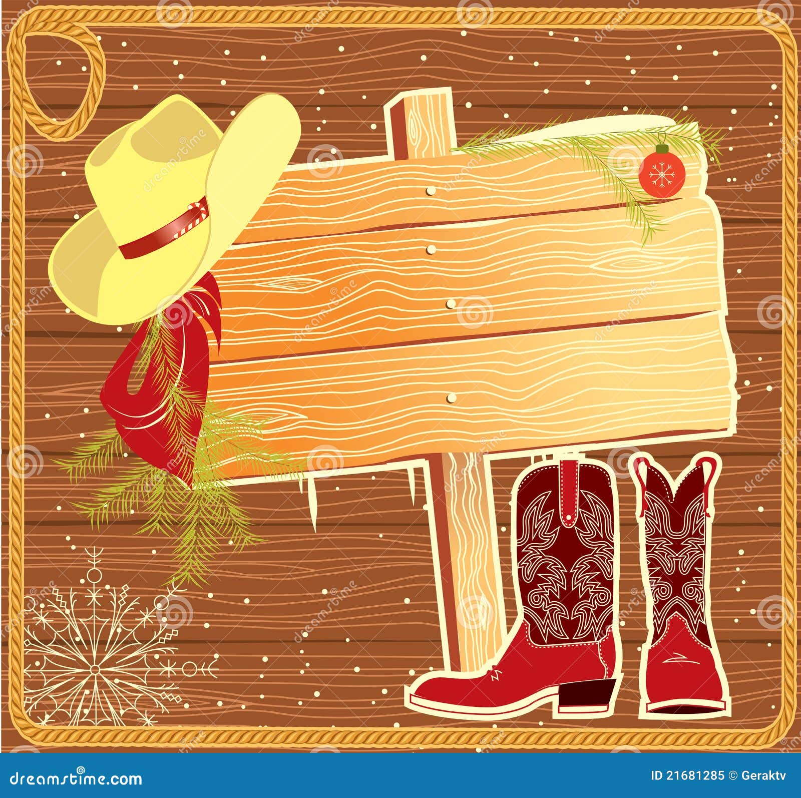 Cowboy Boots Wallpaper Border