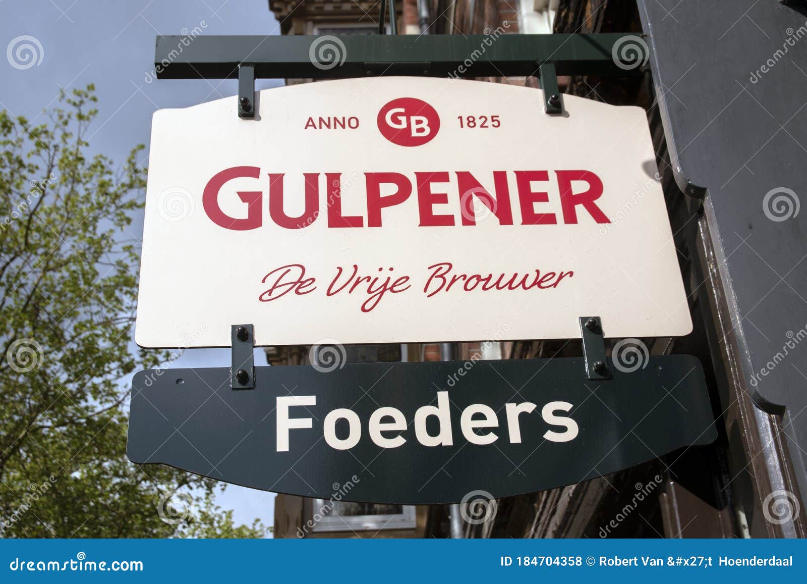 Billboard Gulpener at Amsterdam the Netherlands 2020 Editorial Stock ...