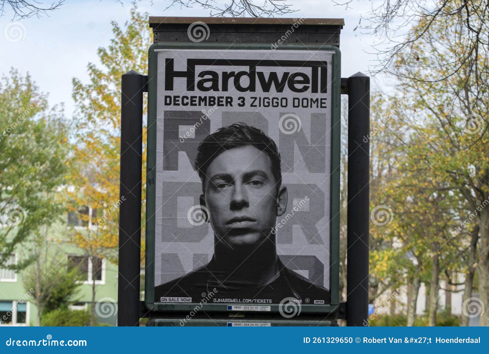 Billboard Hardwell Concert at Amsterdam the Netherlands 31-10-2022 ...