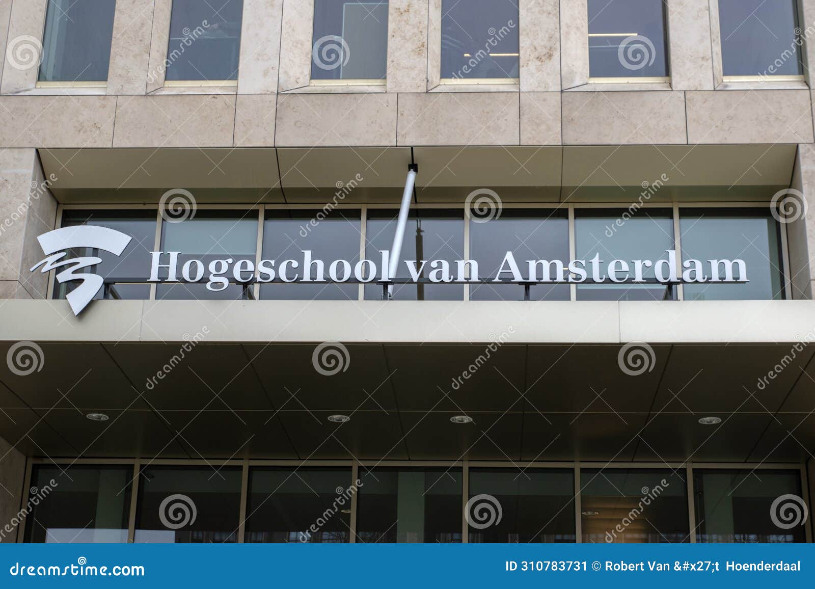 Billboard Hogeschool Van Amsterdam at Amsterdam the Netherlands 12-3 ...