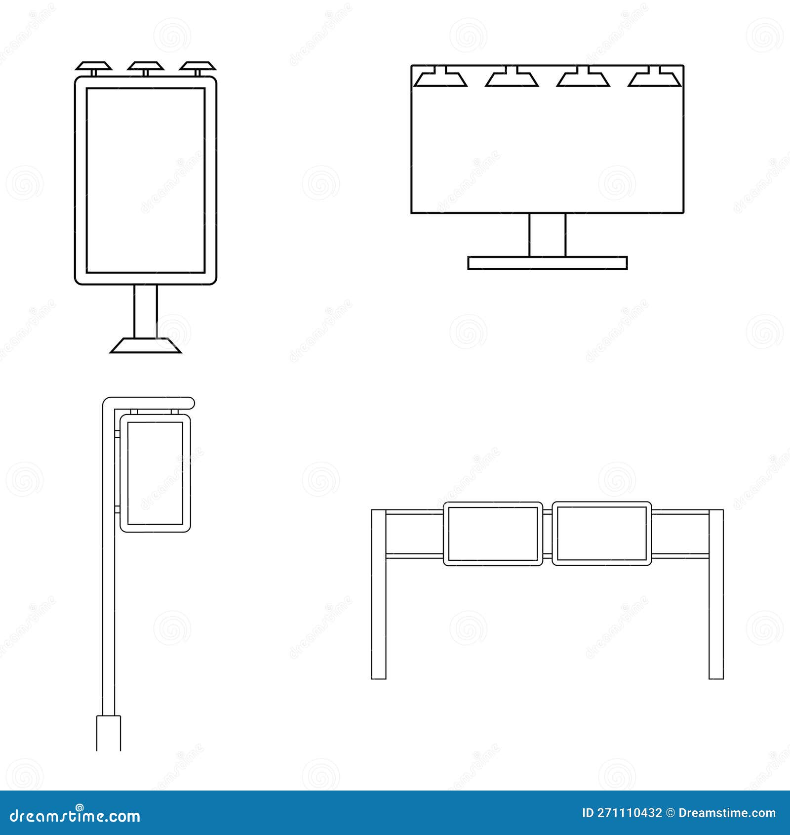 Billboard, Icon, Hoarding, Vector Stock Photography | CartoonDealer.com ...