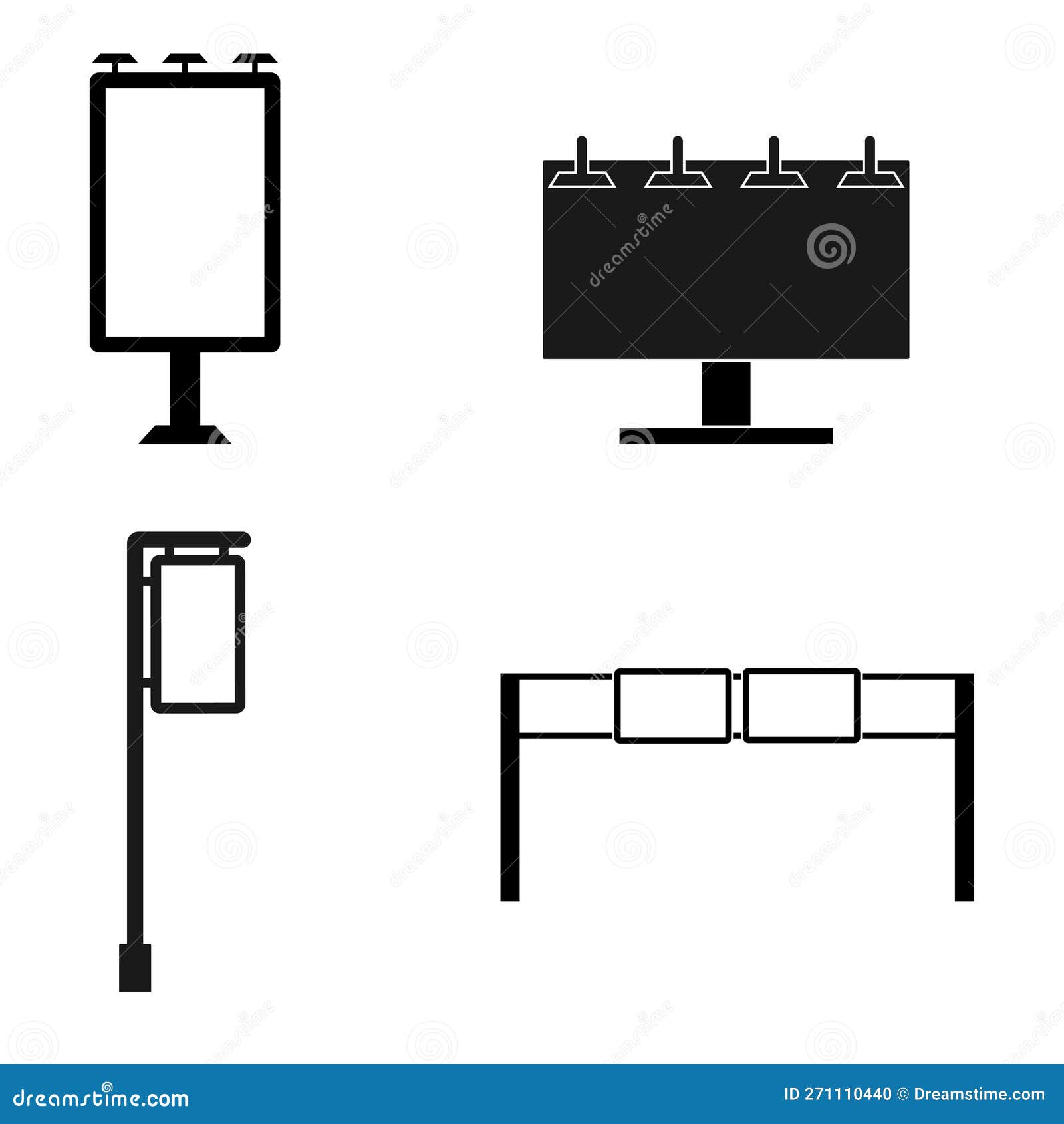 Billboard, Icon, Hoarding, Vector Stock Illustration - Illustration of ...