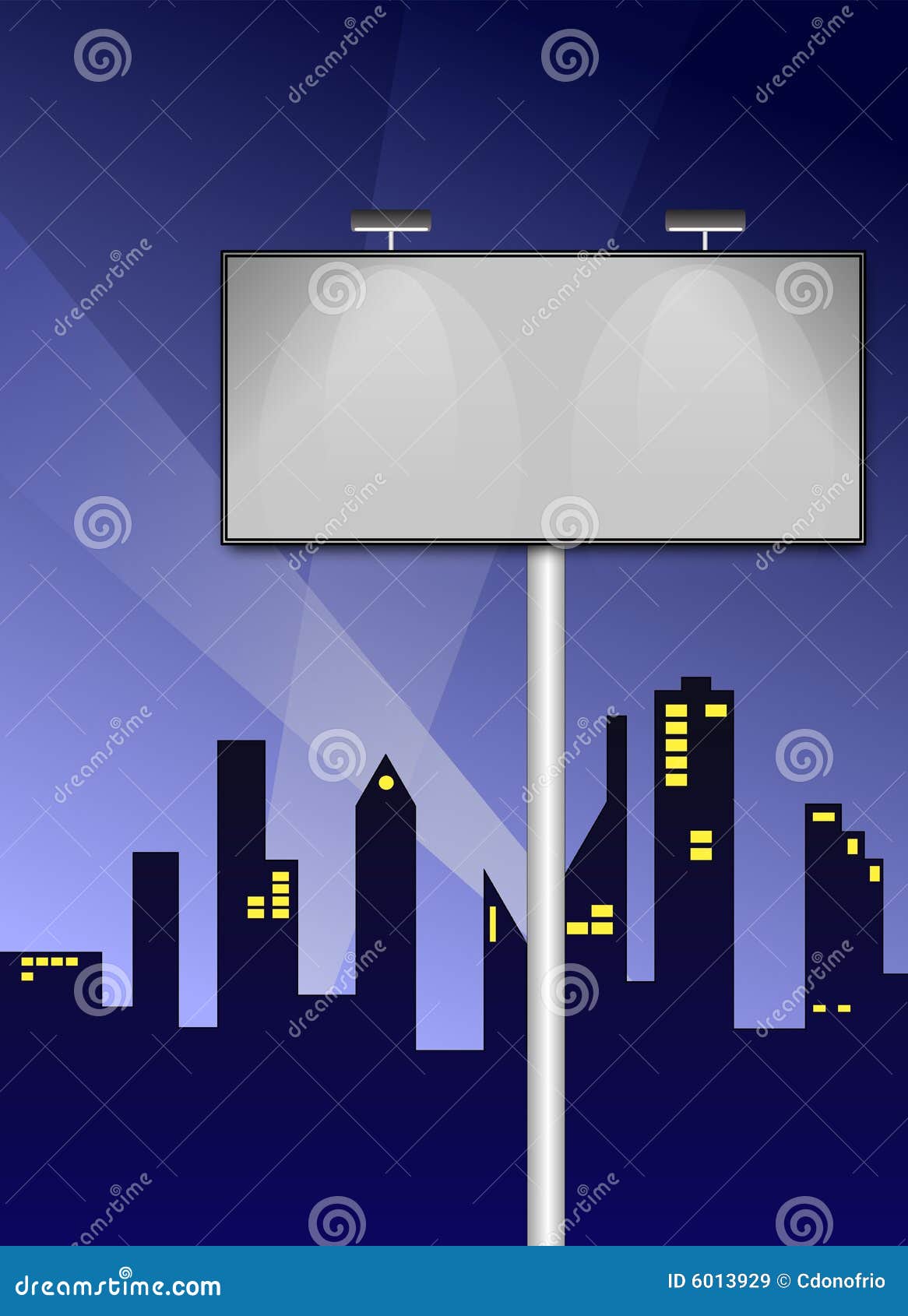 Billboard Illustration stock vector. Illustration of exhibit - 6013929