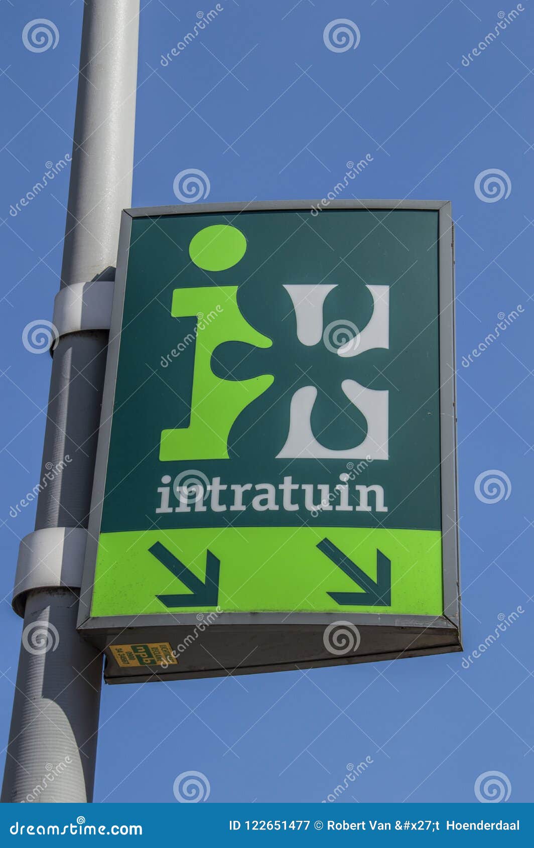 Billboard from the Intratuin Company at Amsterdam the Netherlands 2018 ...