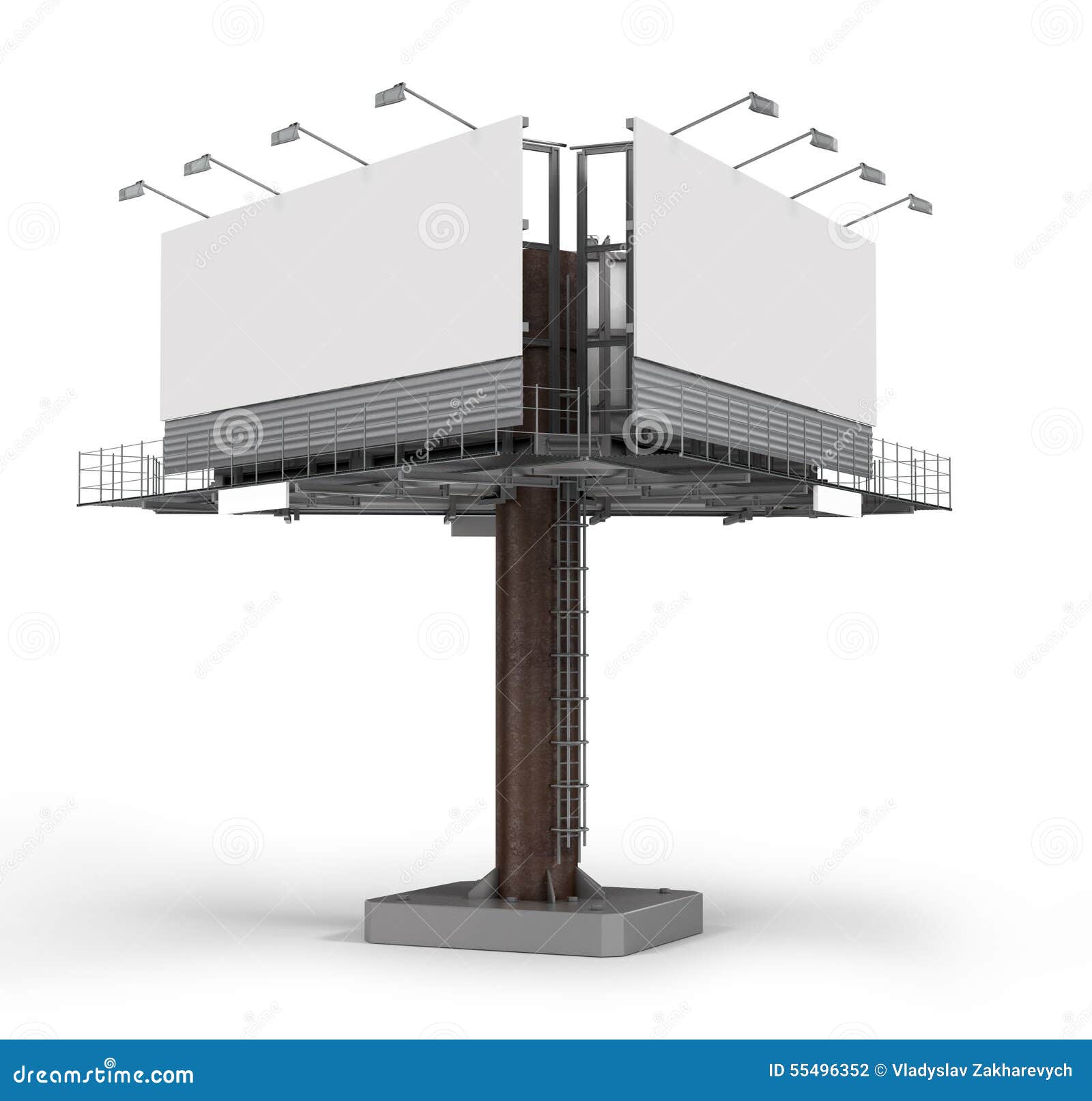 Billboard stock illustration. Illustration of communication - 55496352