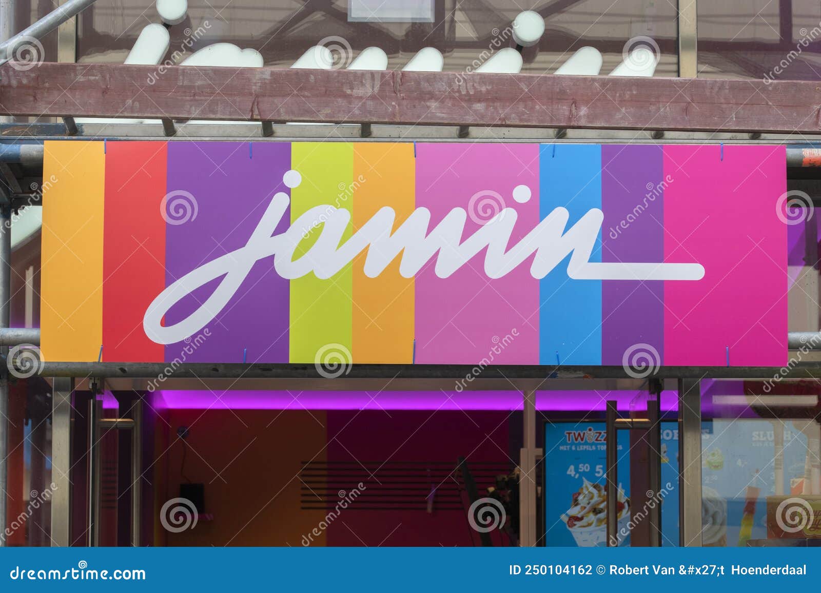Billboard Jamin at Amsterdam the Netherlands 14-3-2022 Editorial ...