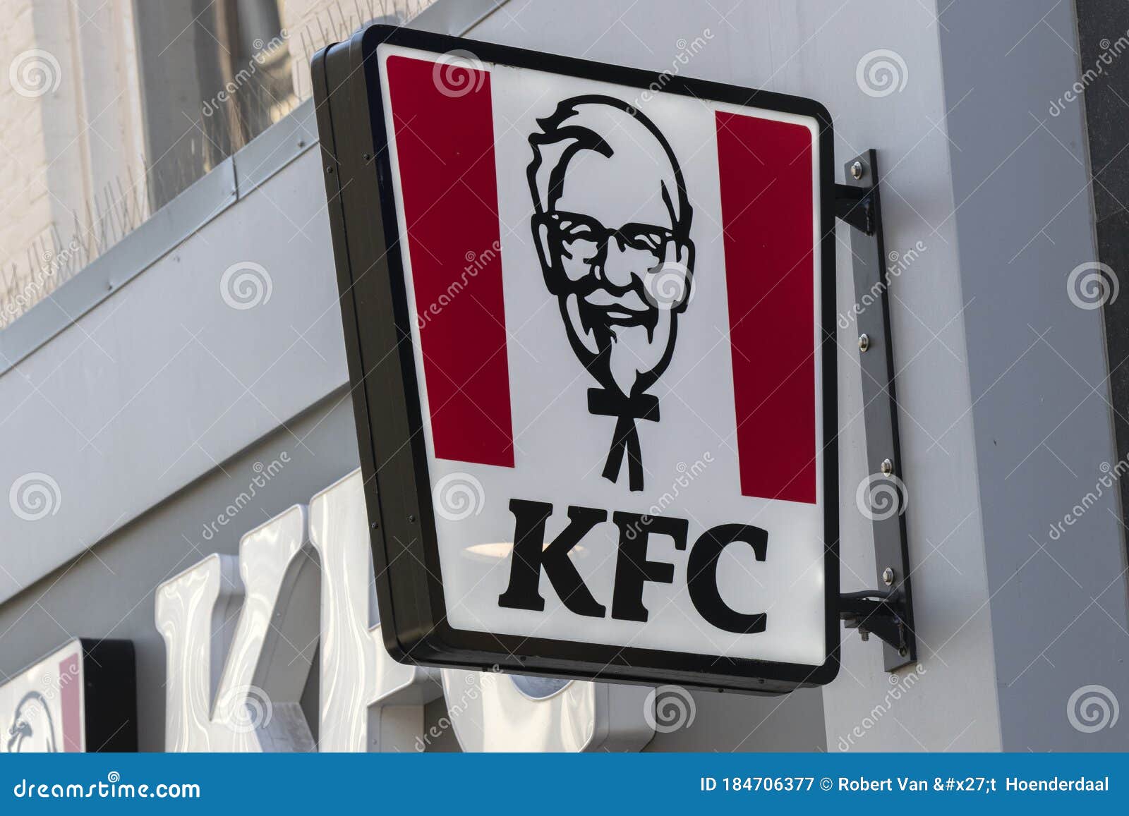 Billboard KFC at Amsterdam the Netherlands 2020 Editorial Photography ...
