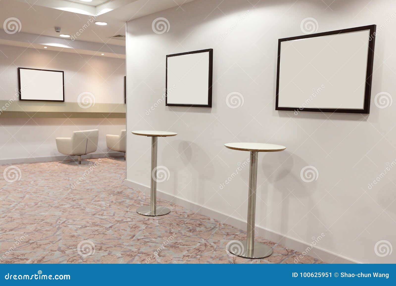 Billboard in the office stock image. Image of gallery - 100625951