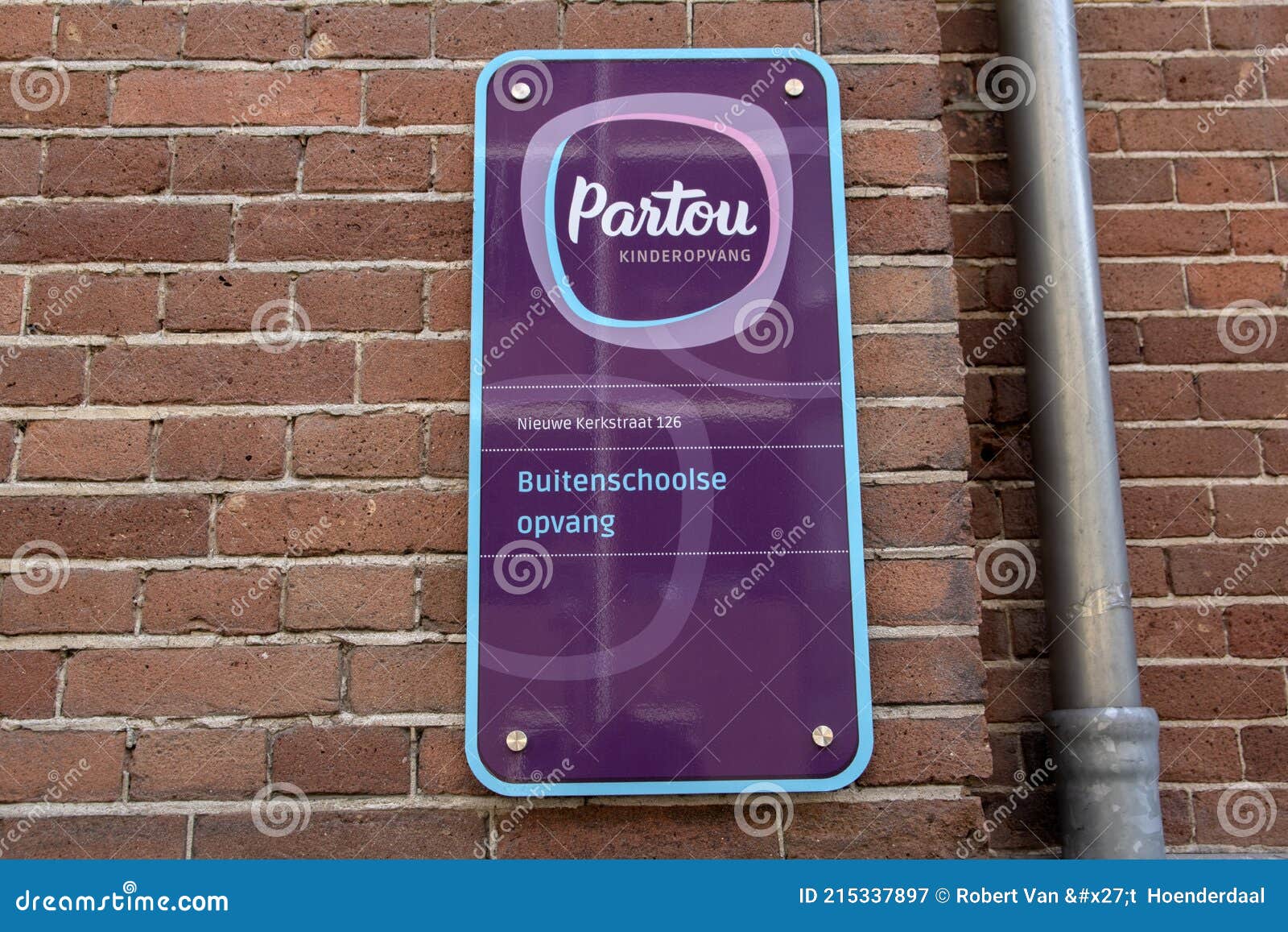 Billboard Partou Kinderopvang at Amsterdam the Netherlands 15-5-2020 ...