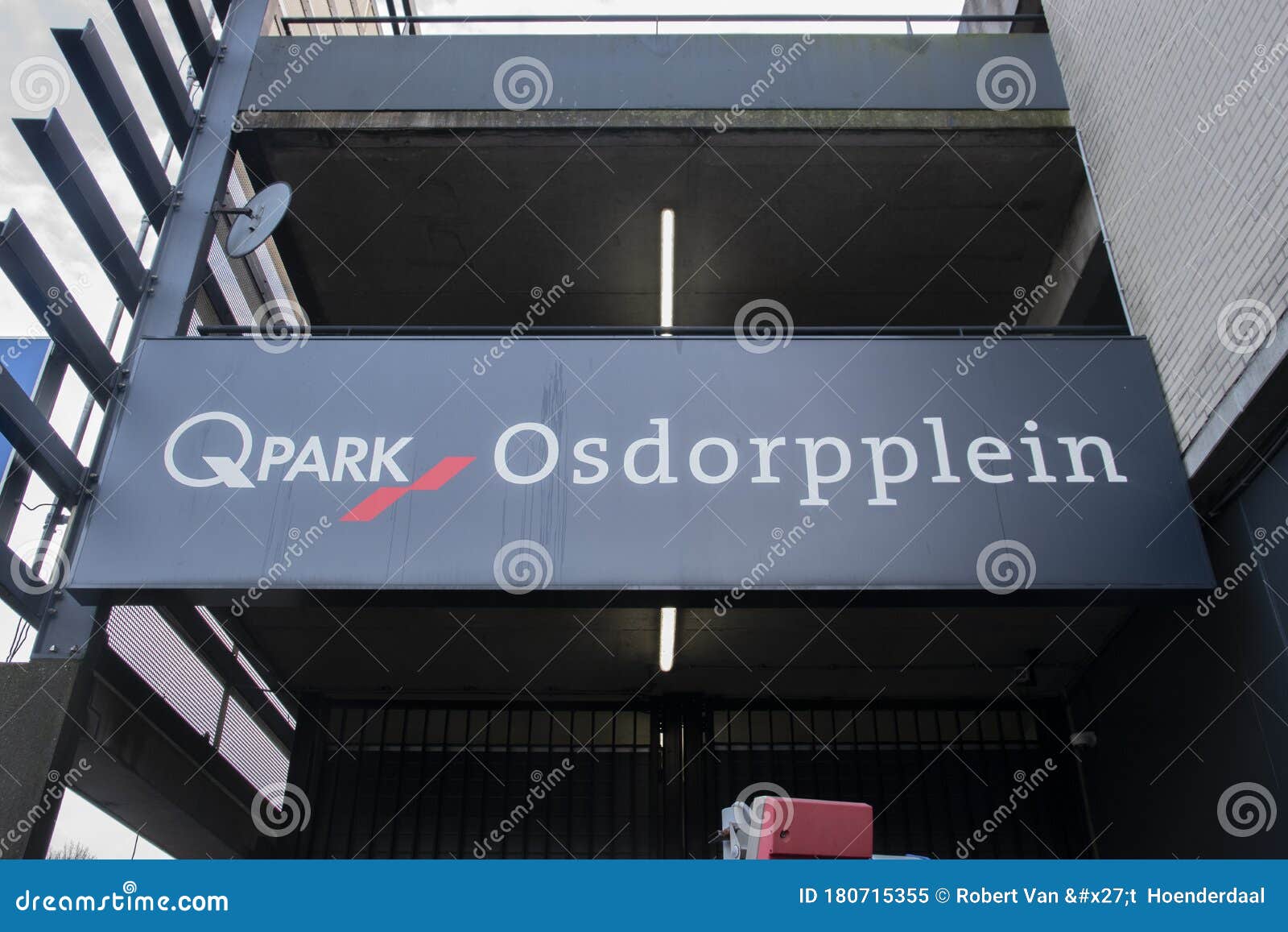 Billboard Qpark Osdorpplein at Amsterdam the Netherlands 2020 Editorial ...