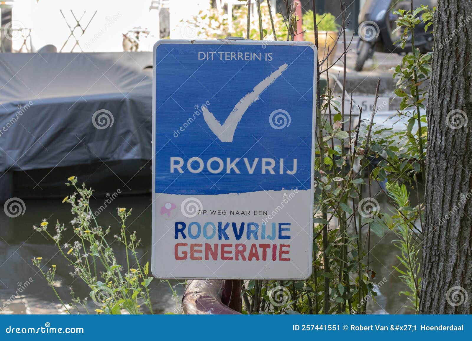 Billboard Rookvrij on the Streets at Amsterdam the Netherlands 23-6 ...