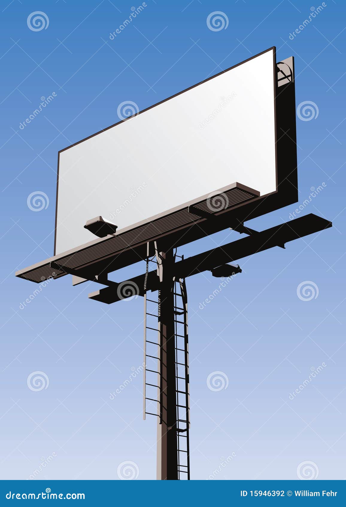Billboard Sign stock vector. Illustration of promotion - 15946392