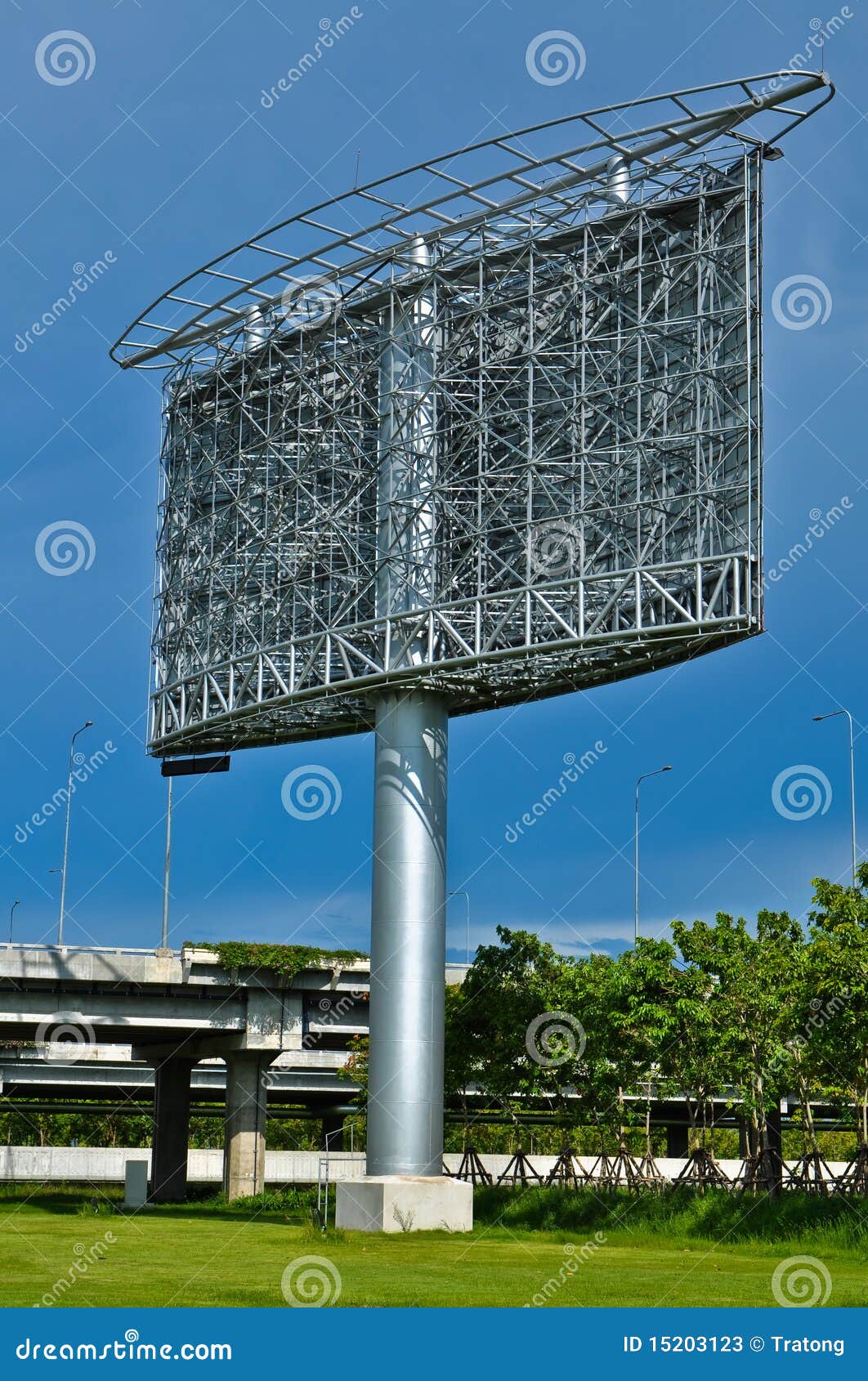 Billboard structure stock image. Image of outside, firm - 15203123