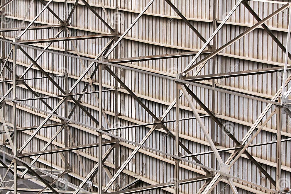 Billboard structure stock photo. Image of shapes, iron - 30952794