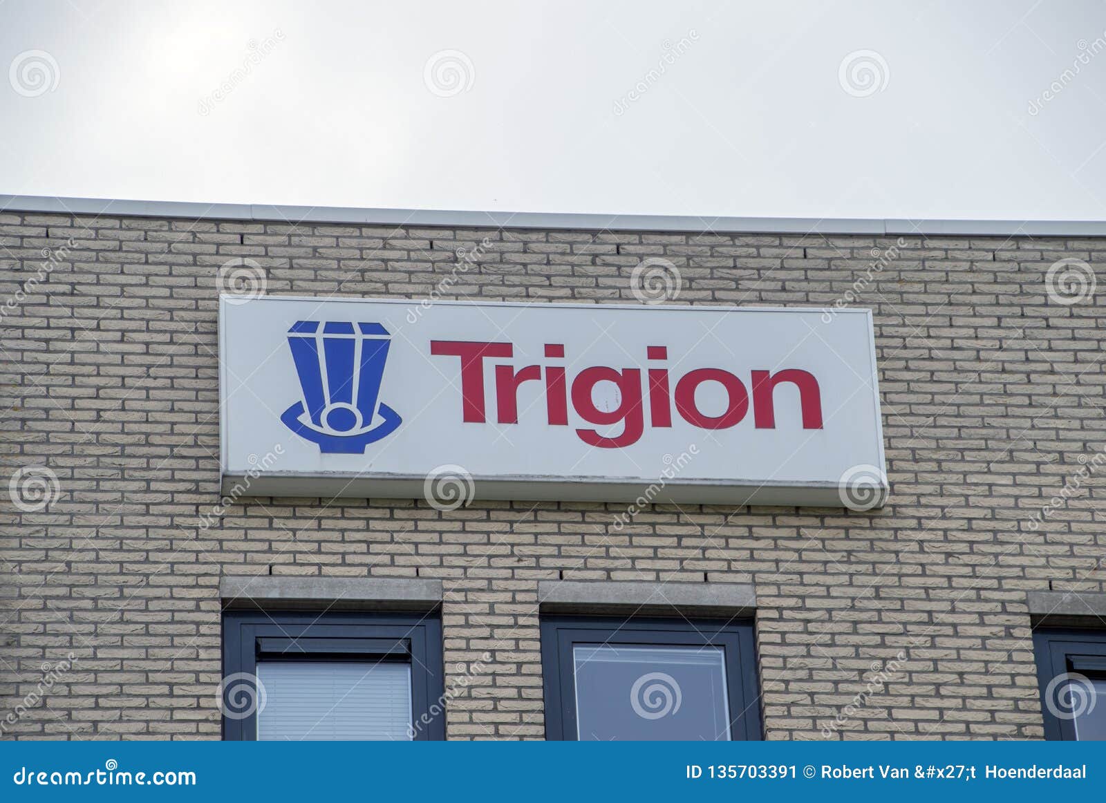 Billboard at the Trigion Headquarters at Amsterdam the Netherlands 2018 ...