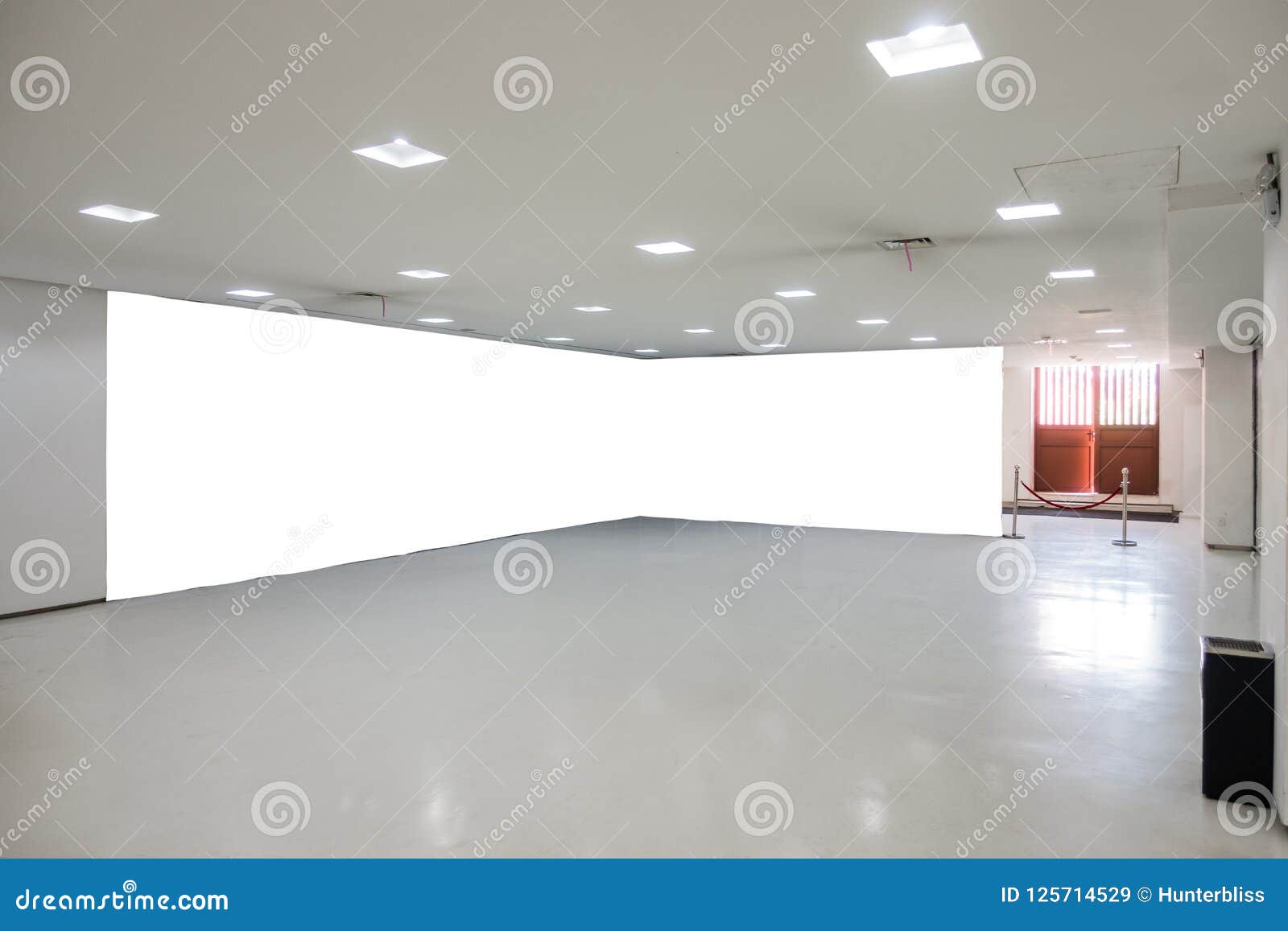 Billboard On Underground Wall Mockup. Large Hoarding Template In Subway ...