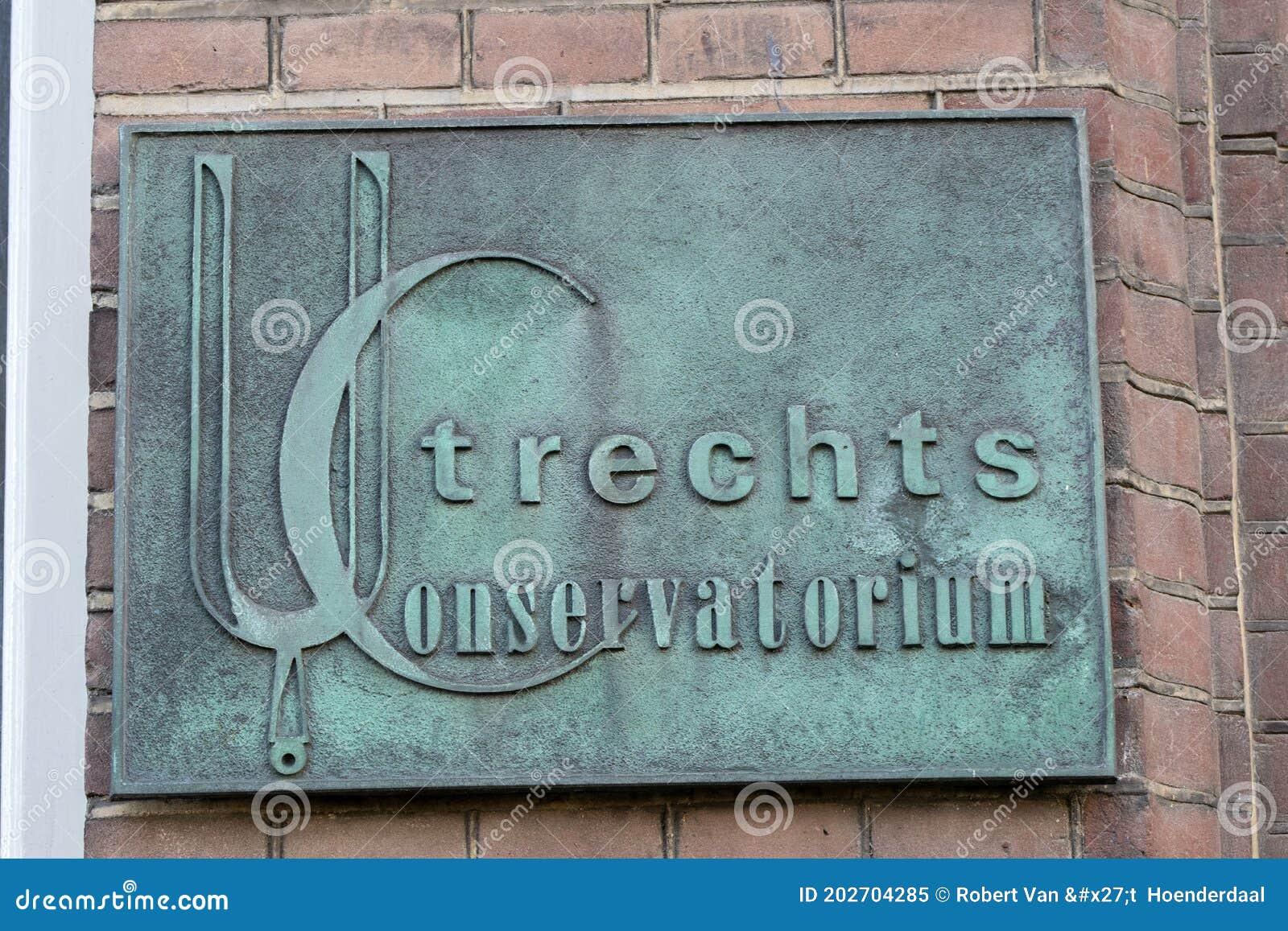 Billboard Utrechts Conservatorium at Utrecht the Netherlands 27-12-2019 ...