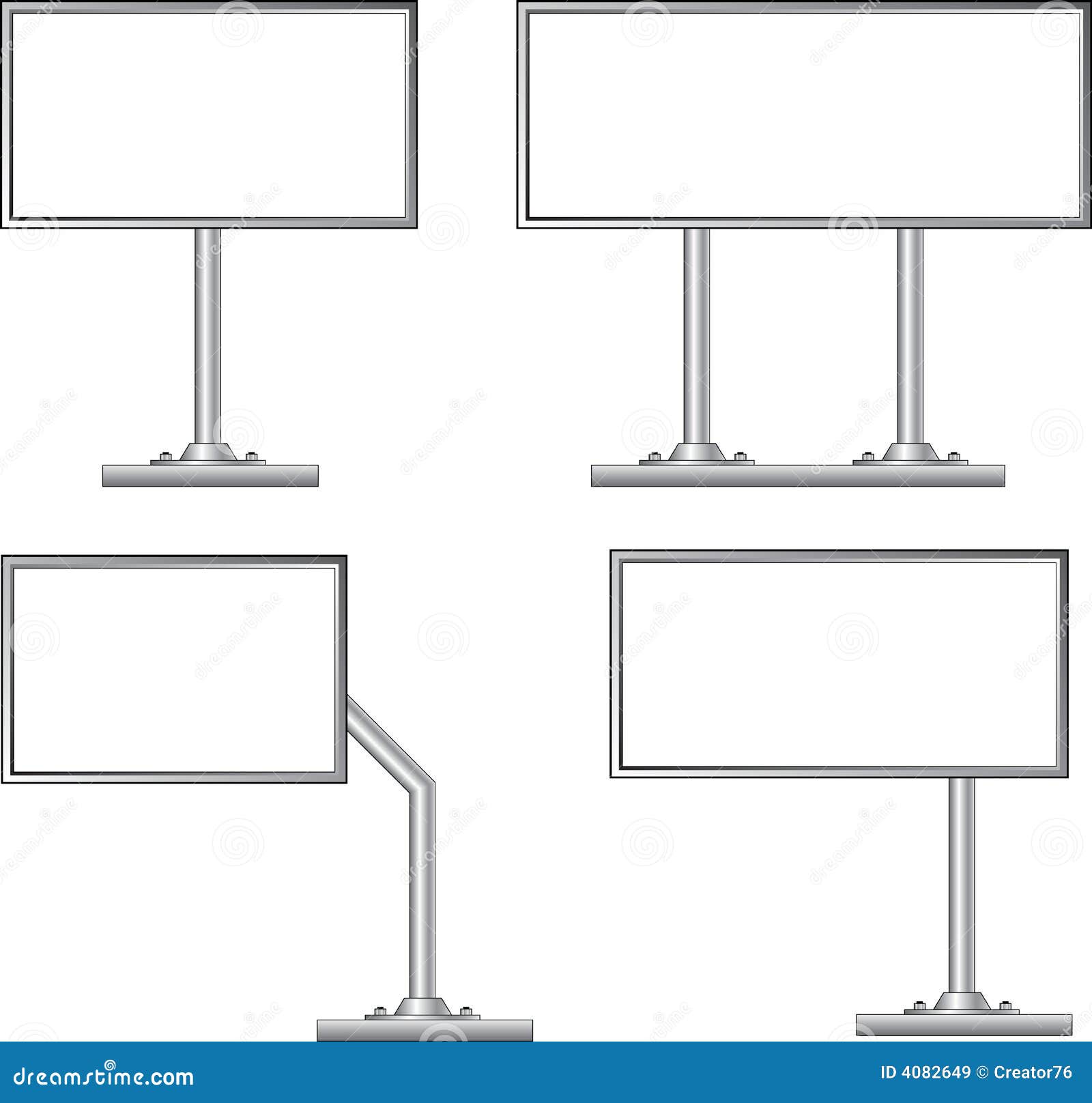 Billboard, vector stock vector. Illustration of electric - 4082649