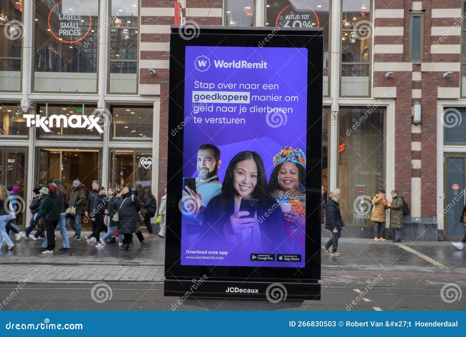 Billboard World Remit at Amsterdam the Netherlands 2-1-2023 Editorial ...