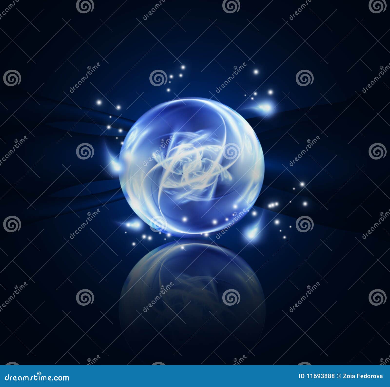 Bille magique illustration stock. Illustration du fond - 11693888