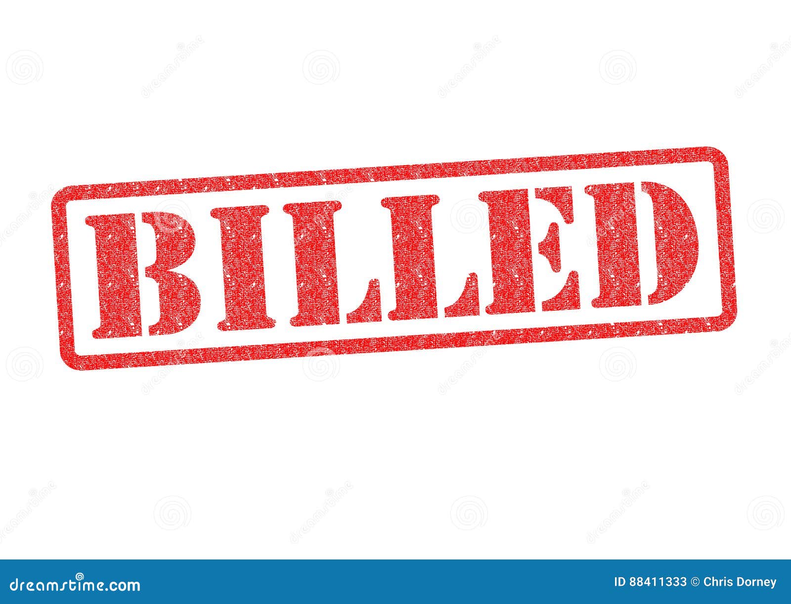 BILLED Stamp stock illustration. Illustration of contracted - 88411333