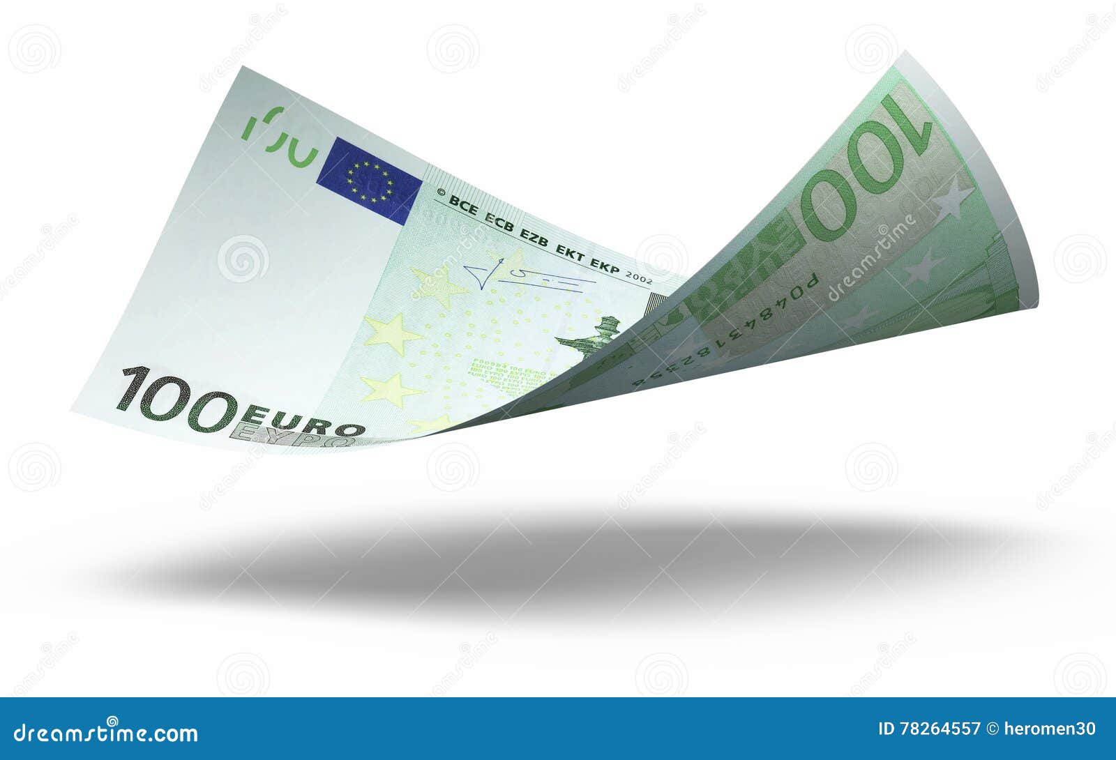 Billet De Banque De L'euro 100 Illustration Stock - Illustration du ...