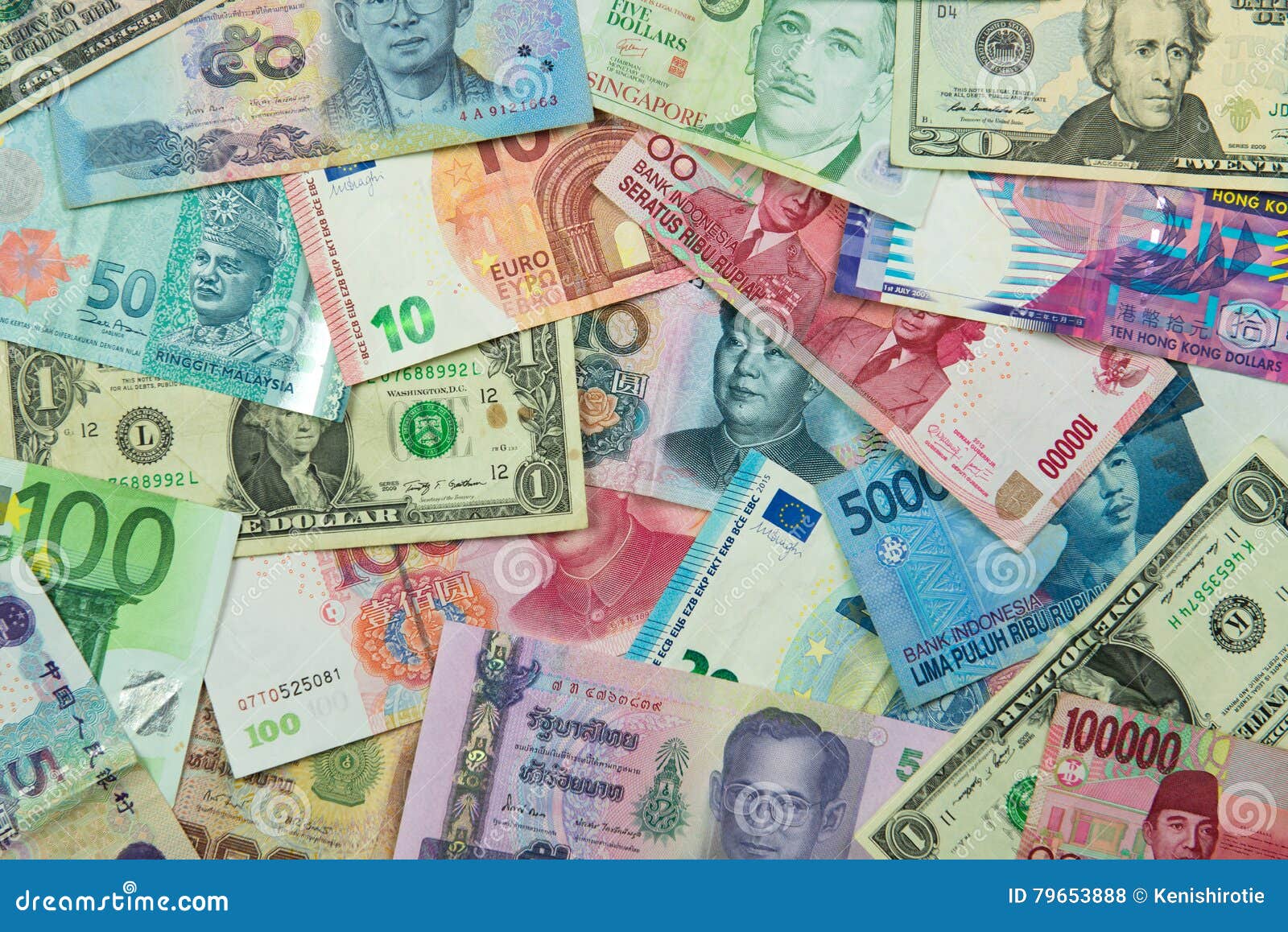 Billetes De Banco De La Moneda Extranjera Foto de archivo - Imagen de ...