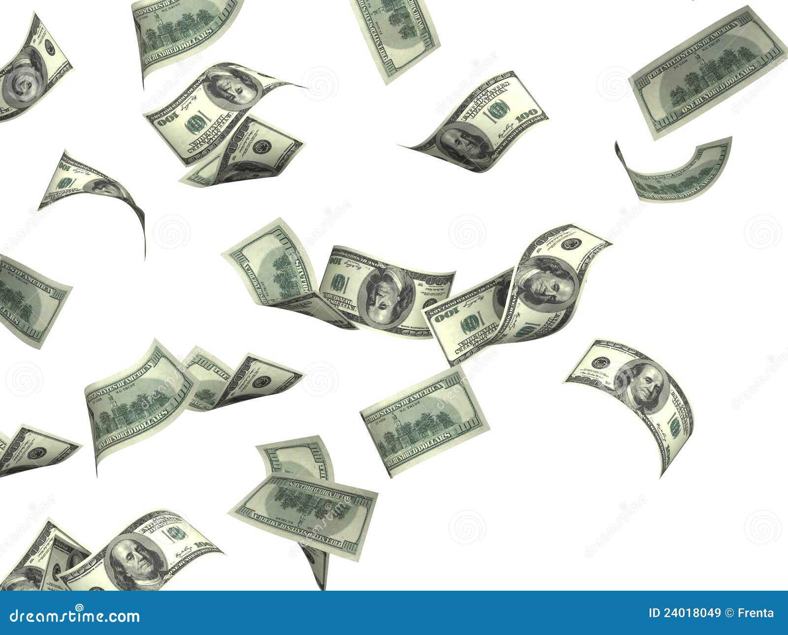 Billets De Banque Du Dollar De Vol Images libres de droits - Image ...