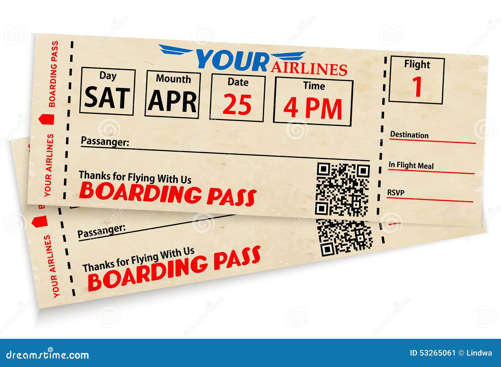 Billets De Carte D'embarquement Illustration de Vecteur - Illustration ...