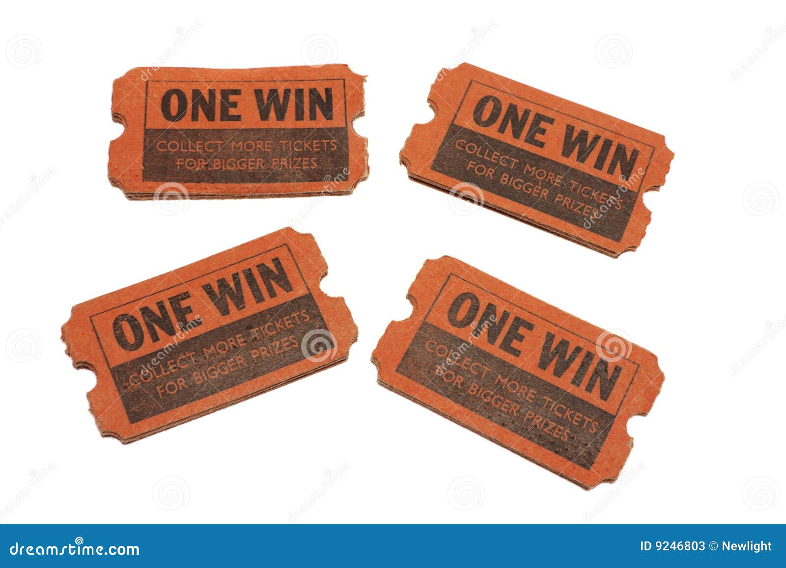 Billets de jeu image stock. Image du victoire, studio - 9246803