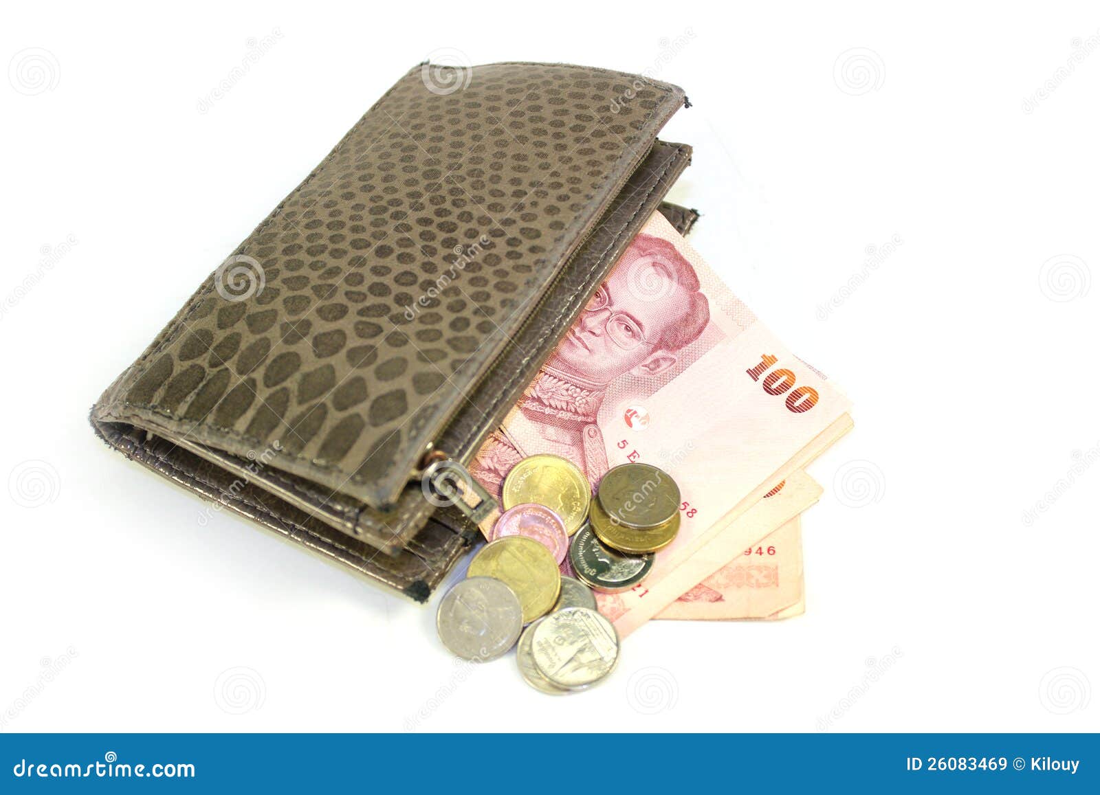 Billfold money stock image. Image of office, company - 26083469