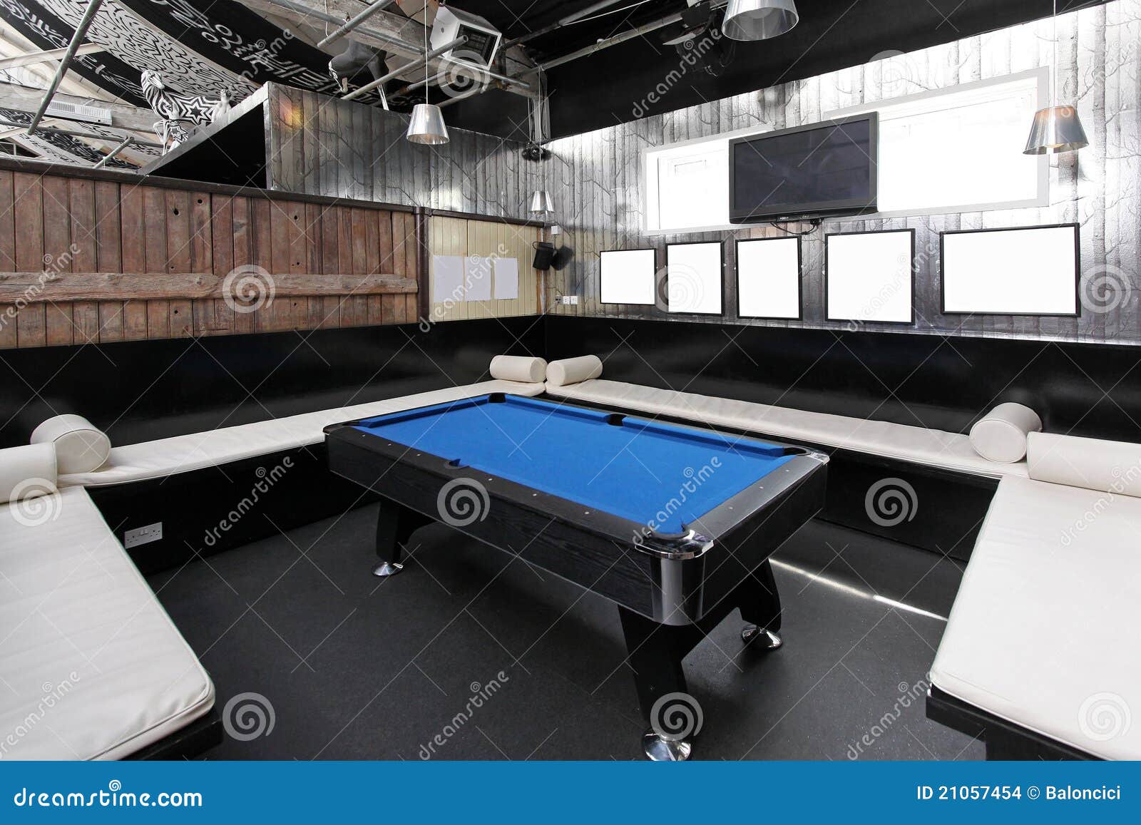 Billiard stock photo. Image of play, interior, english - 21057454