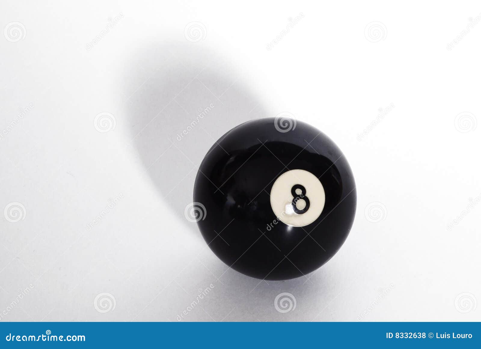 Billiard ball stock photo. Image of round, billiard, reflection - 8332638