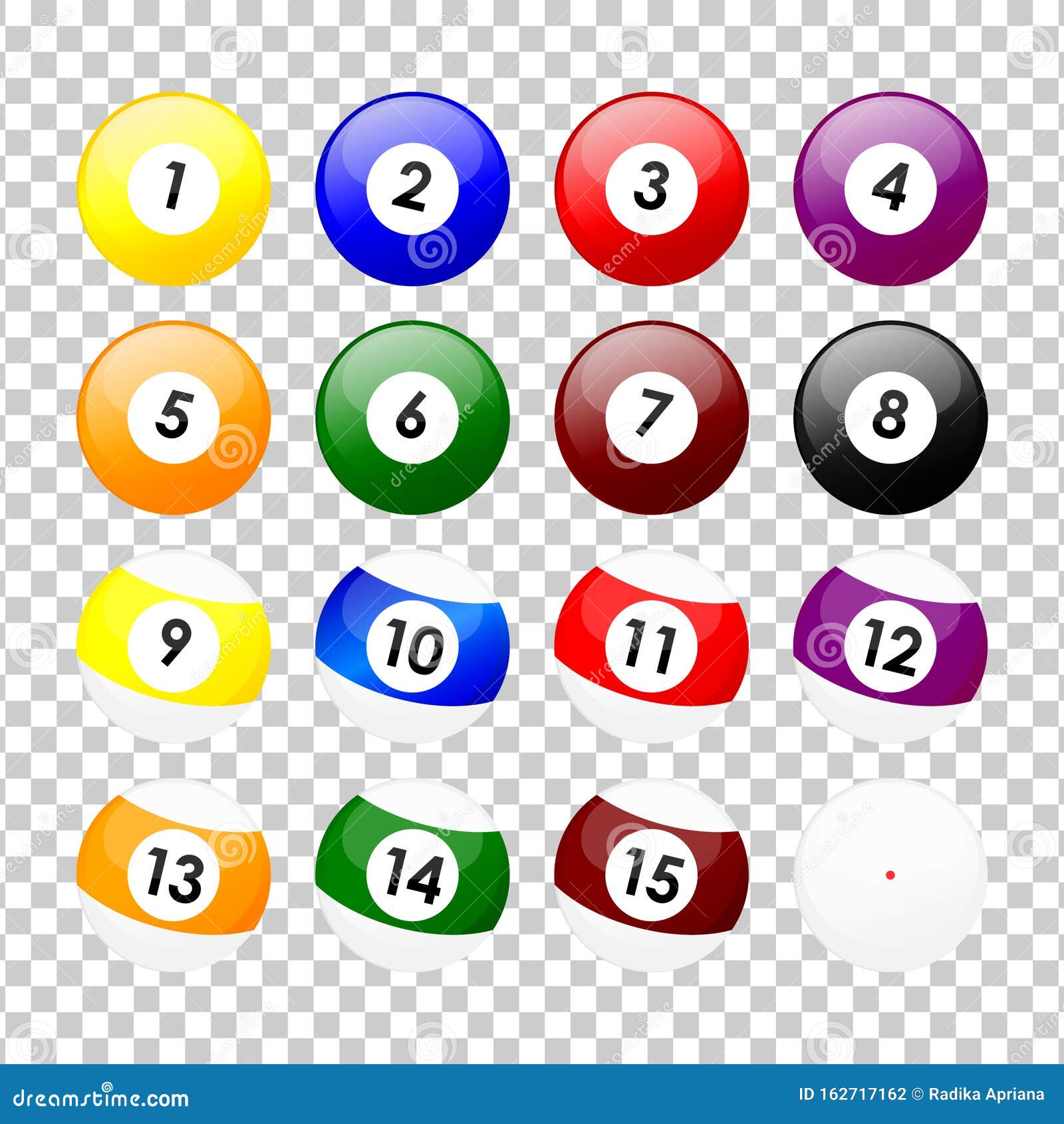 Billiard Ball Icon Vector Set Pack Stock Vector - Illustration of ...