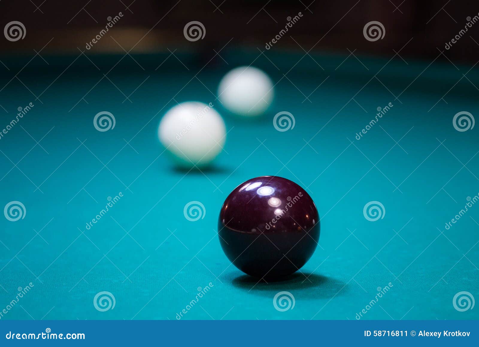 Billiard-ball: Reflections from Lamps Stock Image - Image of black ...