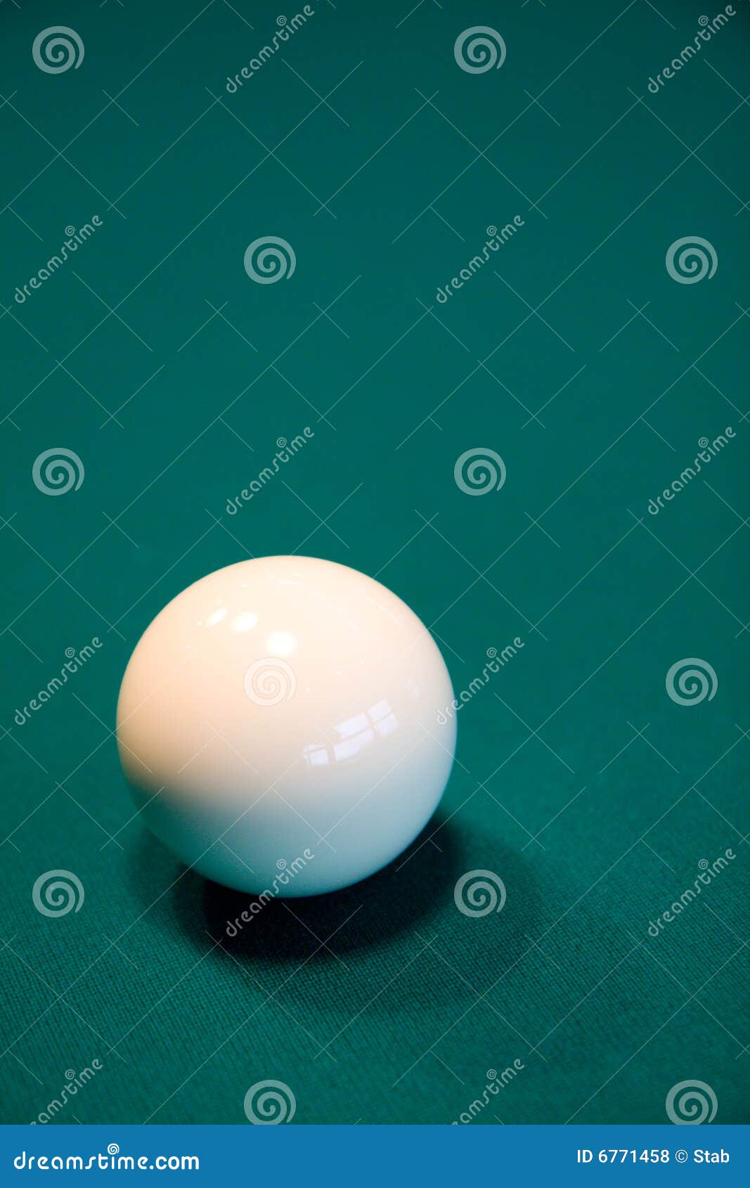 Billiard ball on a table stock photo. Image of felt, game - 6771458