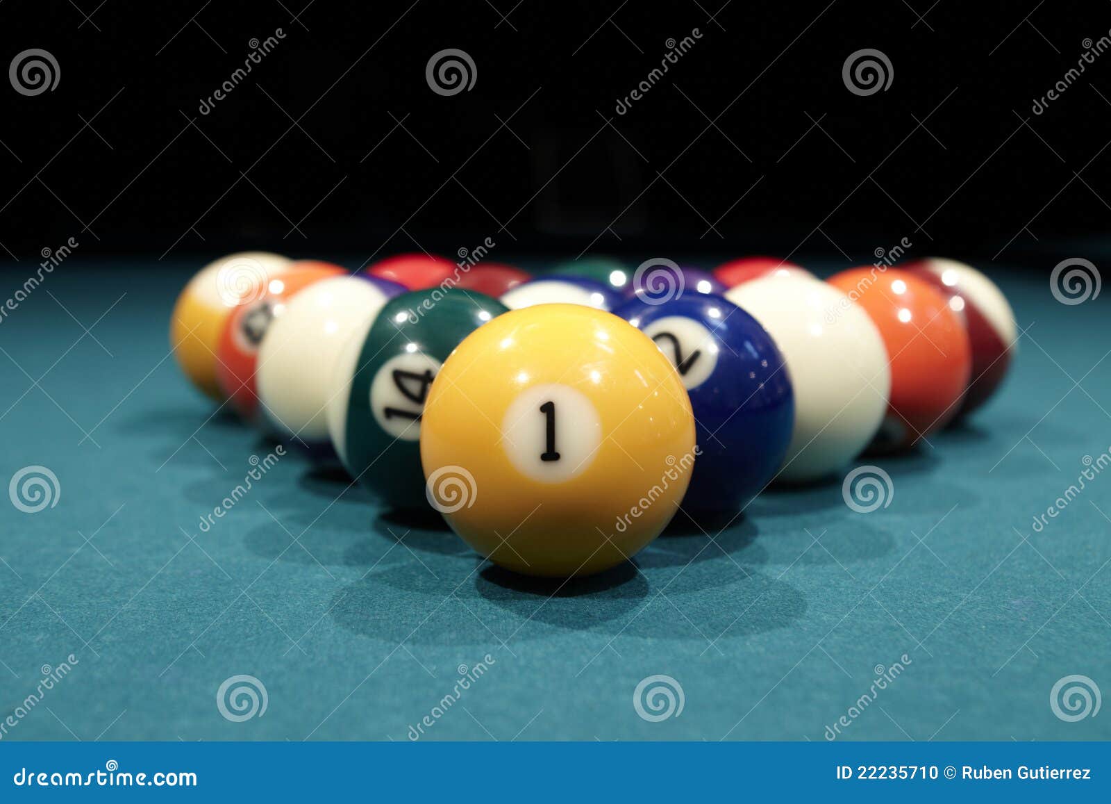 Billiard balls stock photo. Image of billiard, closeup - 22235710