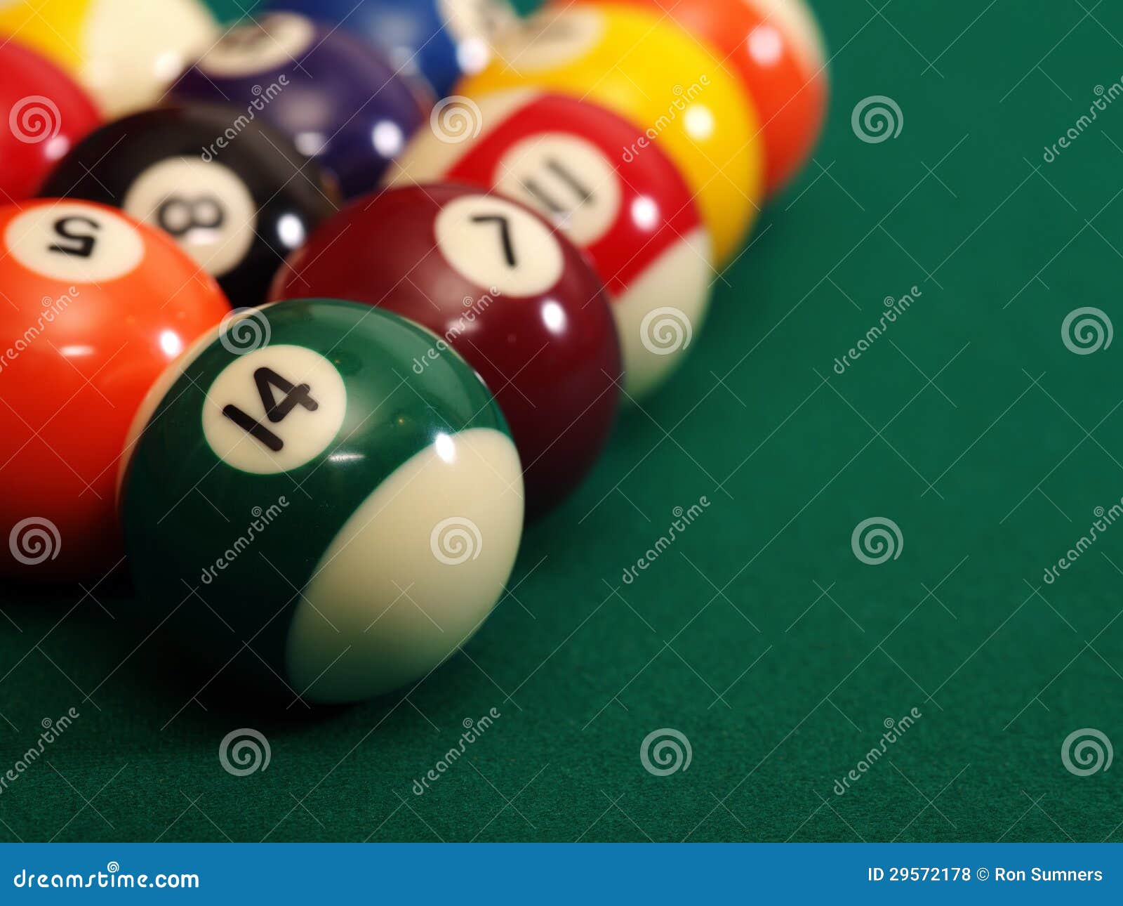 Billiard balls stock photo. Image of contest, play, colorful - 29572178