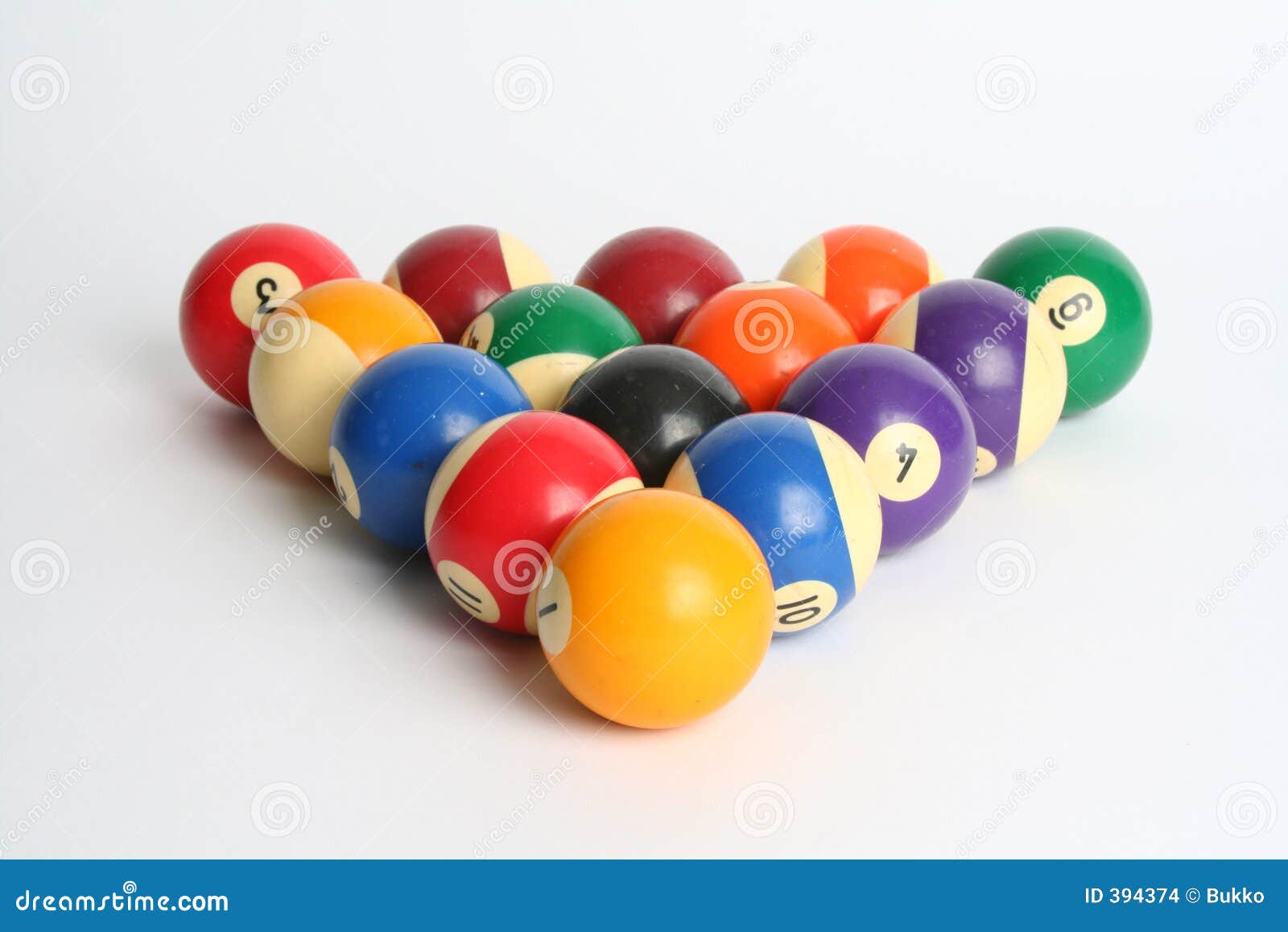 Billiard Balls In A Pool Table Stock Photo | CartoonDealer.com #75050394
