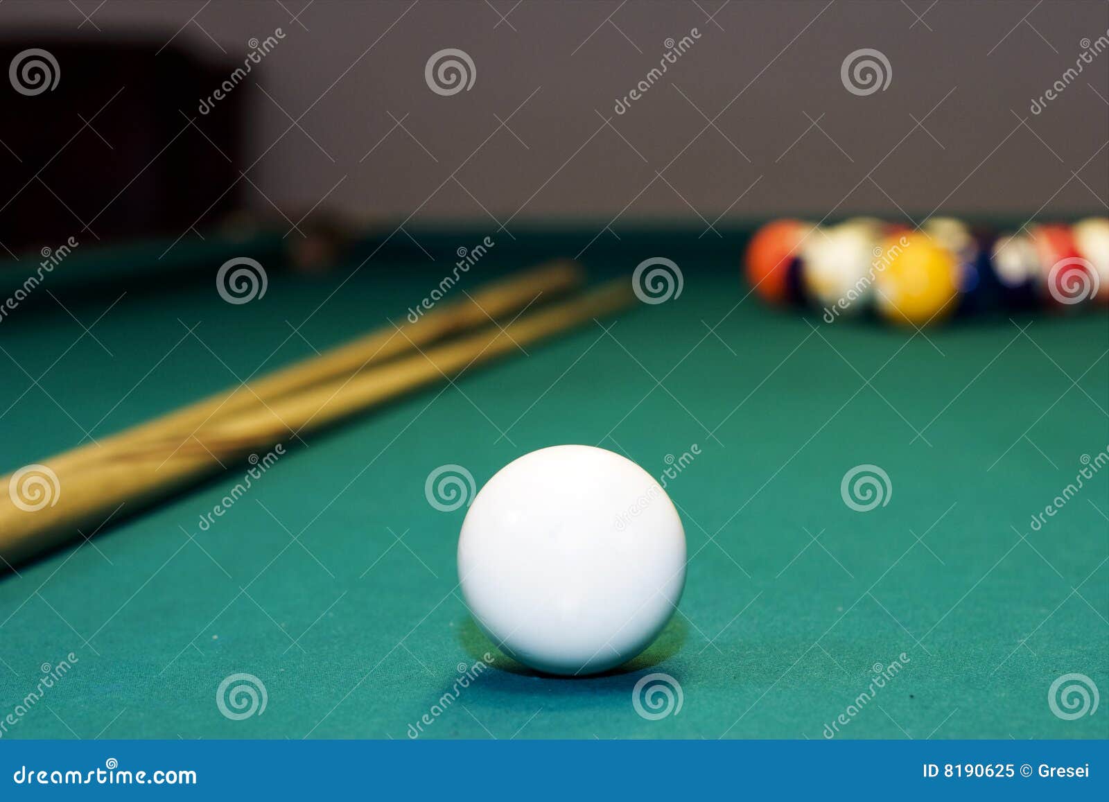Billiard balls stock image. Image of pool, gamble, billiards - 8190625