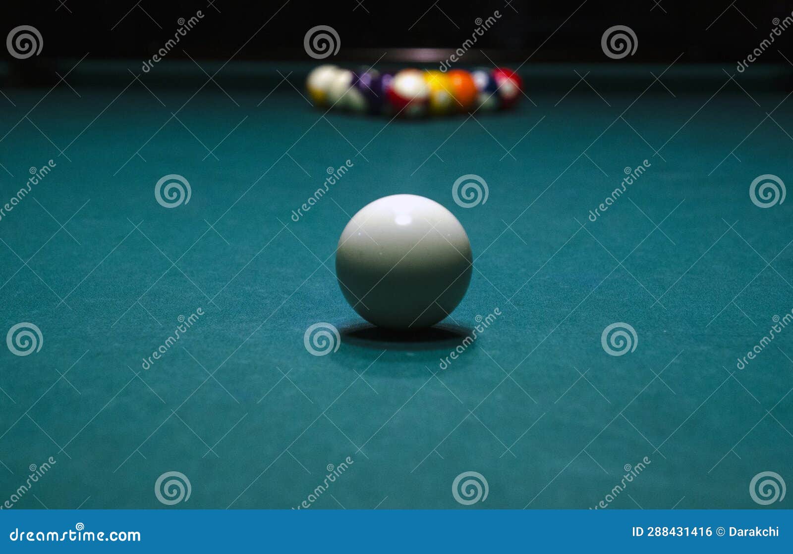 Billiard balls stock photo. Image of table, chalk, game - 288431416