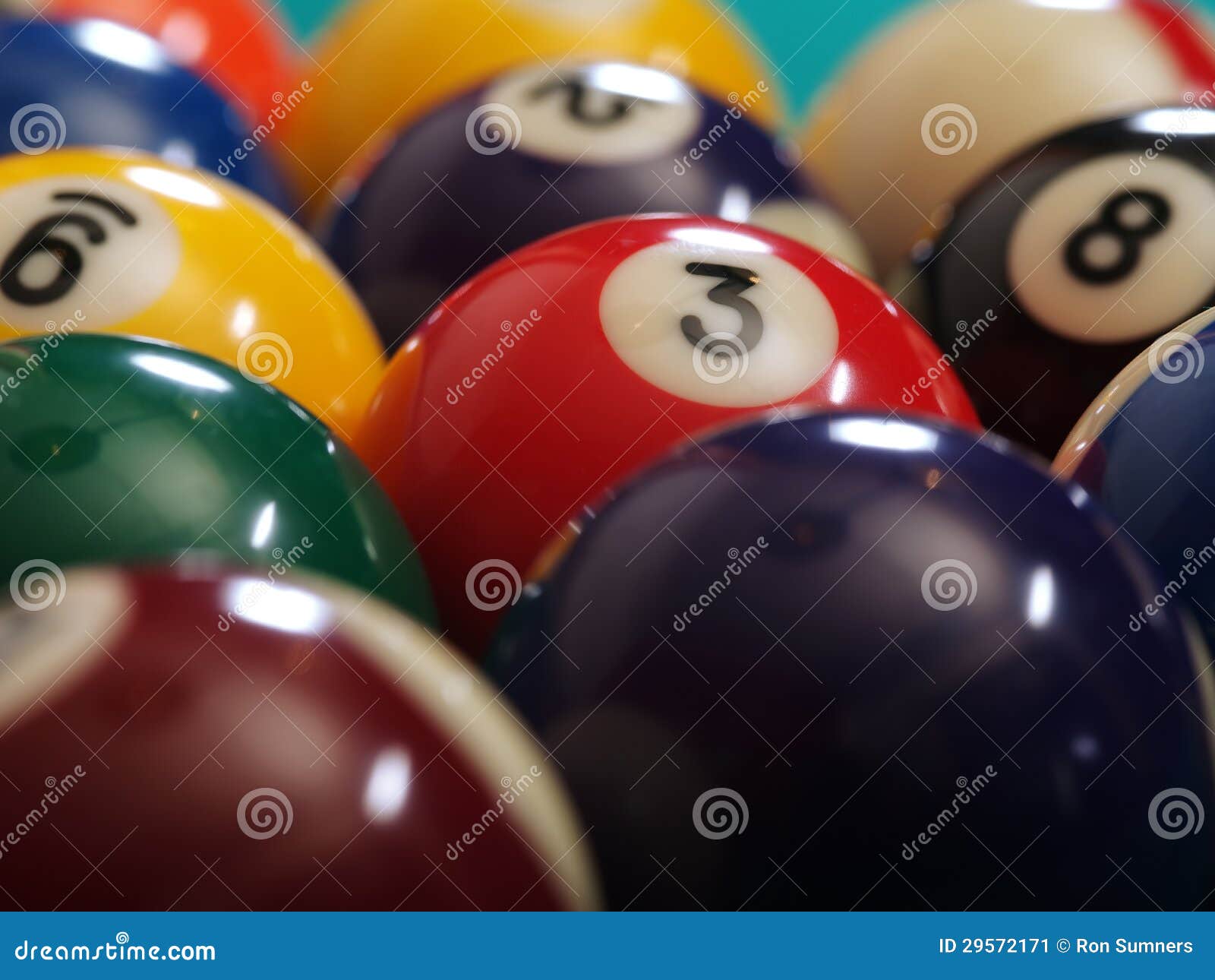 Billiard balls macro stock image. Image of pool, macro - 29572171