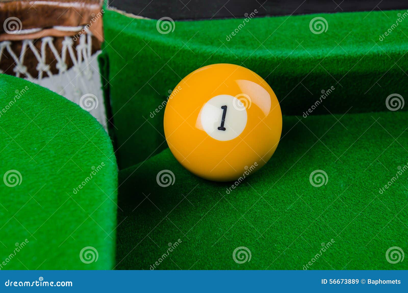 Billiard Balls Number 1 is Going To Fall Stock Image - Image of ...
