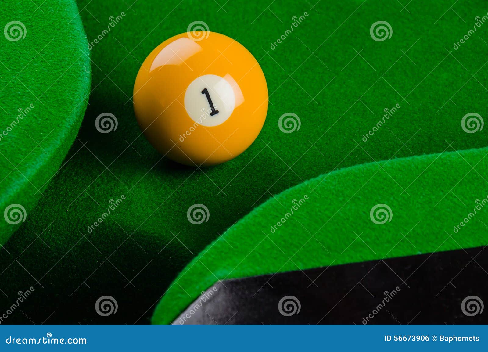 Billiard Balls Number 1 is Going To Fall Stock Photo - Image of play ...