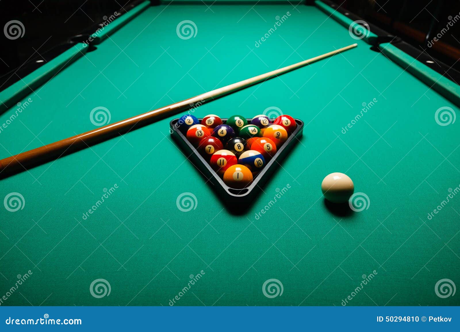 Two Billiard Balls On Green Cloth Table, Cue Ball And White Ball ... Two Billiard Balls On Green Cloth Table, Cue Ball And White Ball ...
