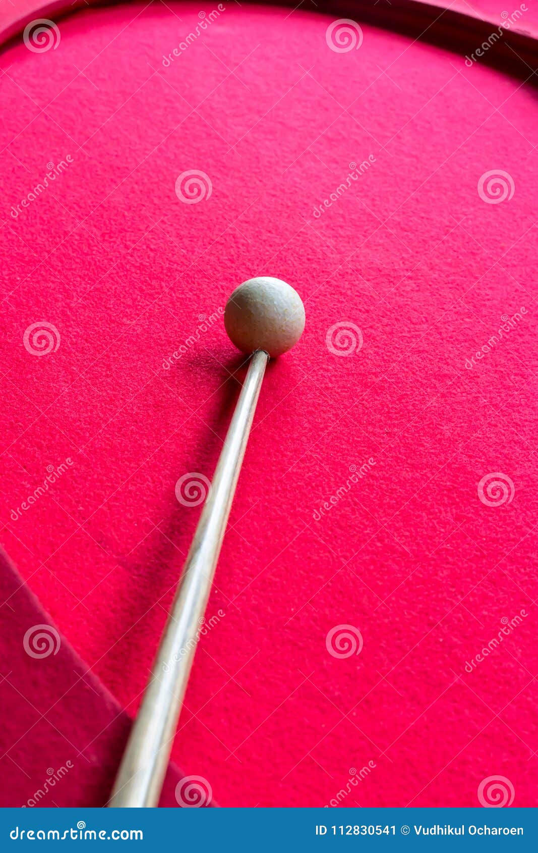 Billiard Balls on the Red Baize of a Billiard Table. Stock Image ...