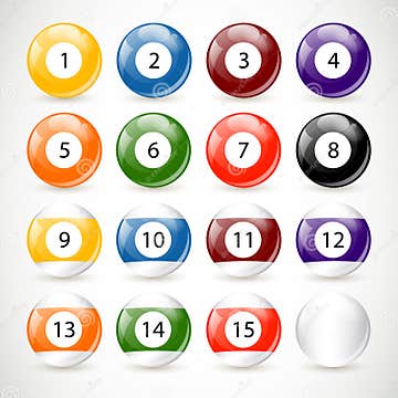 Billiard Balls stock illustration. Illustration of eight - 32147204