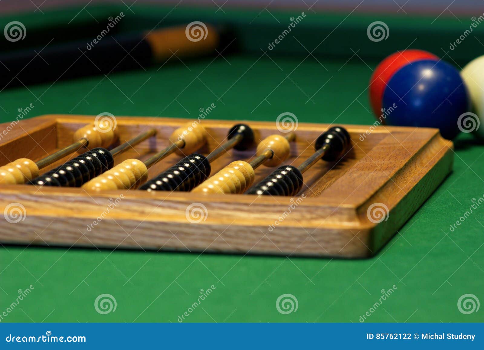 Billiard Counter Points on a Table Stock Photo - Image of play, pool ...