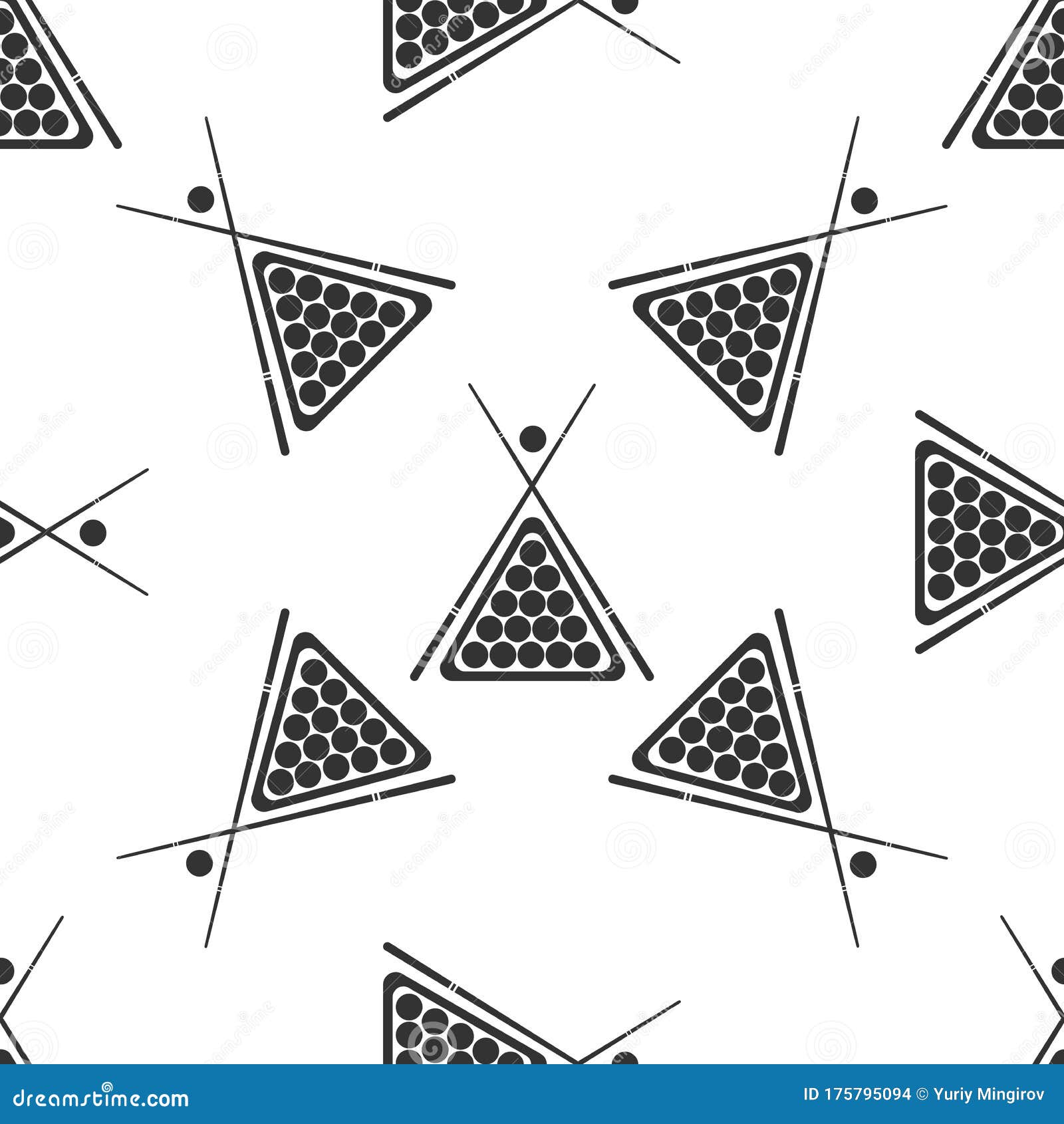 Billiard Cue and Balls Icon Stock Vector - Illustration of ball ...